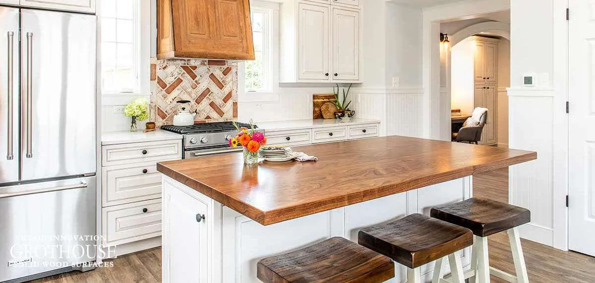 Custom Wood Kitchen - Grothouse