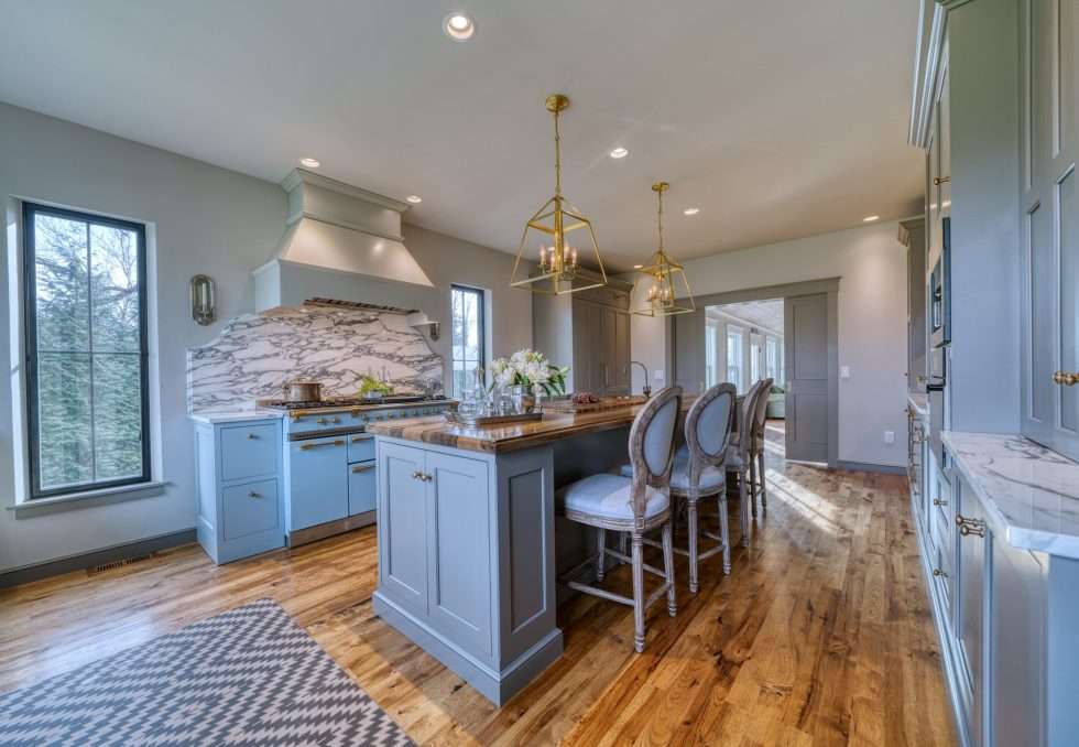 Two Tier Kitchen Island designed by Classic Kitchens of Virginia