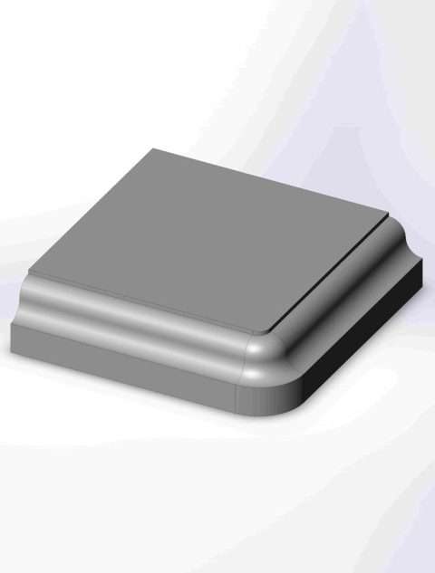 Standard Roman Ogee Edge Profile | Custom Wood Countertops