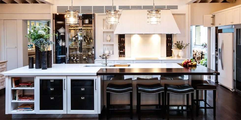 Wood Countertops with Integrated Bowls | Custom Kitchen Counters