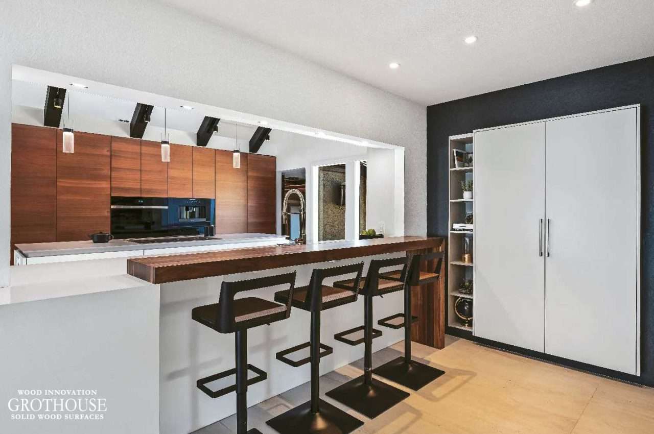 Walnut Wood Waterfall Table in Longwood, Florida